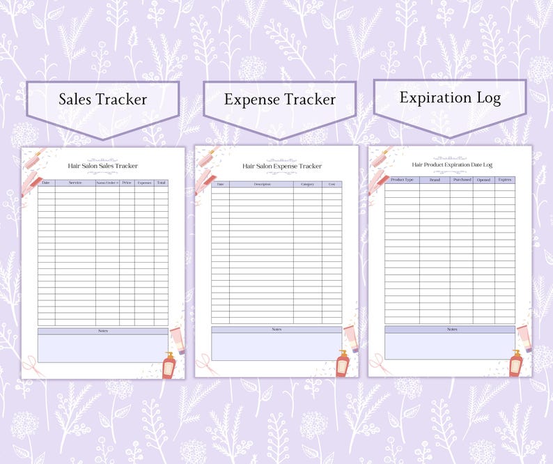 Hairdressing Forms Bundle Printable PDF | Hairstylist Forms | Hair ...
