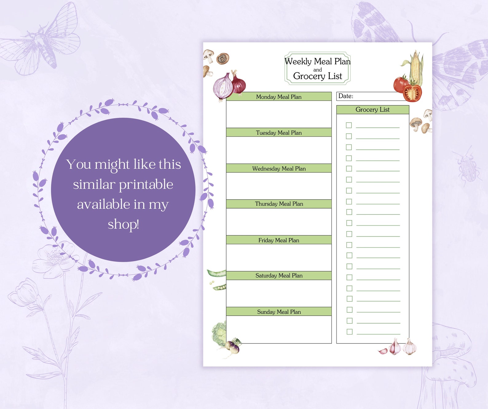 30 Plants a Week Printable PDF | 30 Plants a Week Checklist | Gut ...
