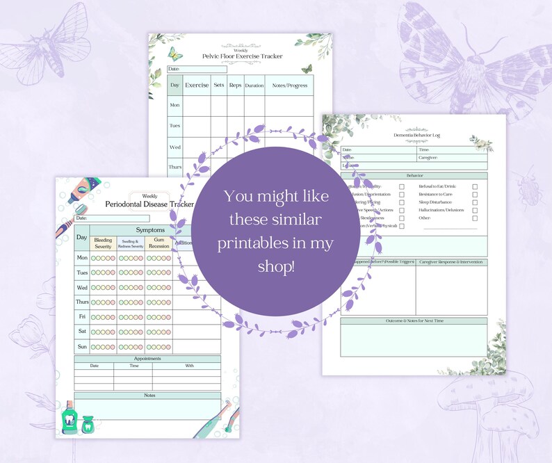 Ulnar Tunnel Syndrome Tracker Printable PDF | Symptom Chart | Ulnar ...