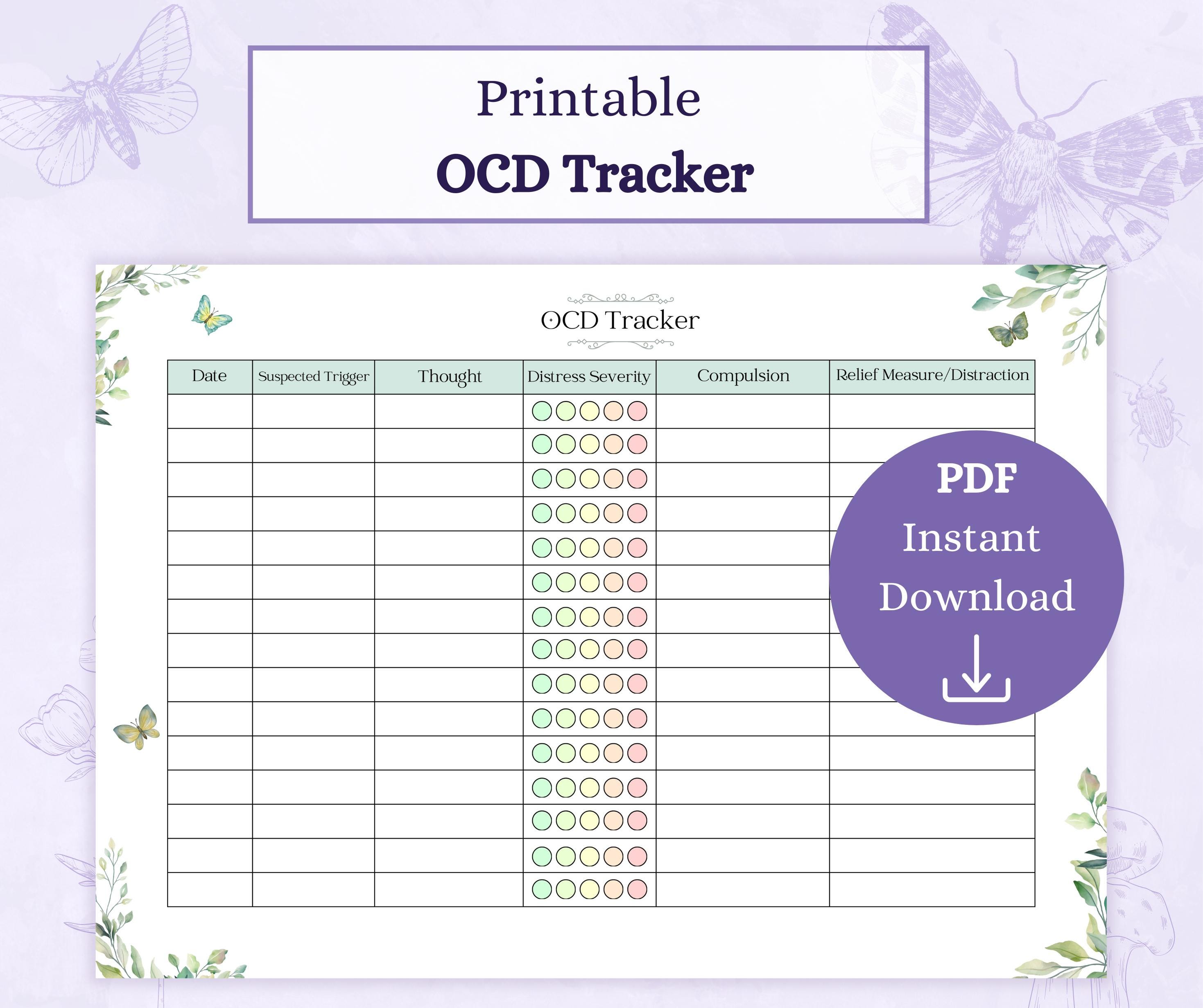 Ocd Symptoms Checklist