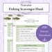 Fishing Scavenger Hunt Printable PDF | Outdoor Scavenger Hunt ...