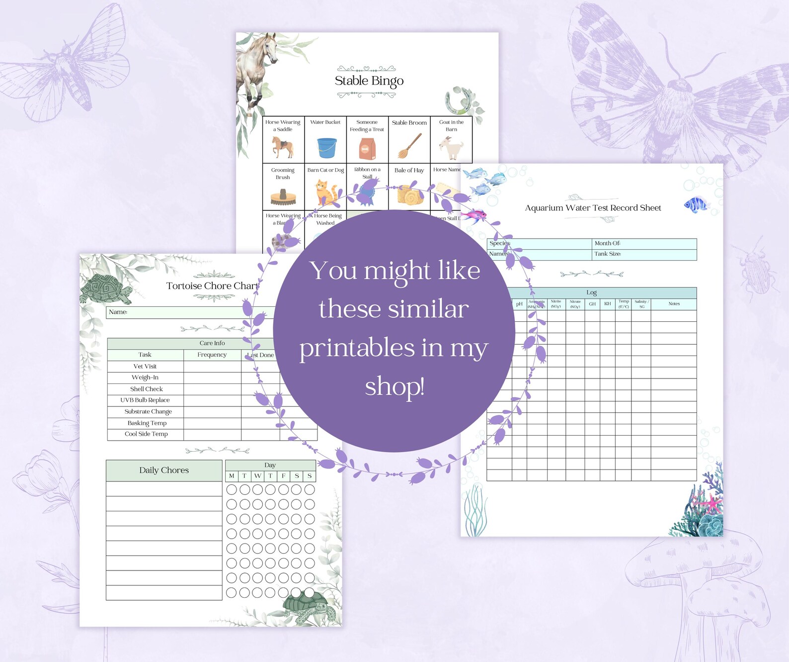 Aquarium Cleaning Checklist Printable PDF | Weekly Tank Maintenance ...