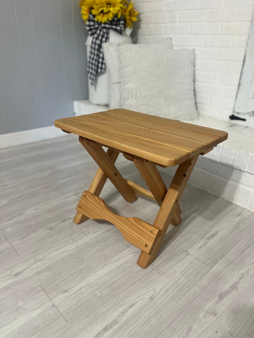 Handcrafted Folding Table - Etsy