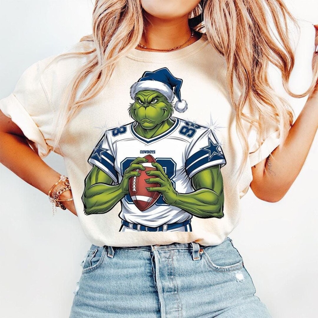 Cowboys Png , Grinch Football Png ,coquette Bow Football Grinch Png ...