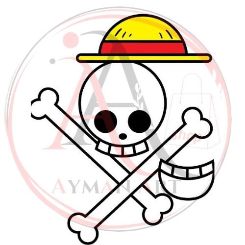 One Pice Logo Cartoon Animaton Logo Luffy Anime One Piece PSD - Etsy
