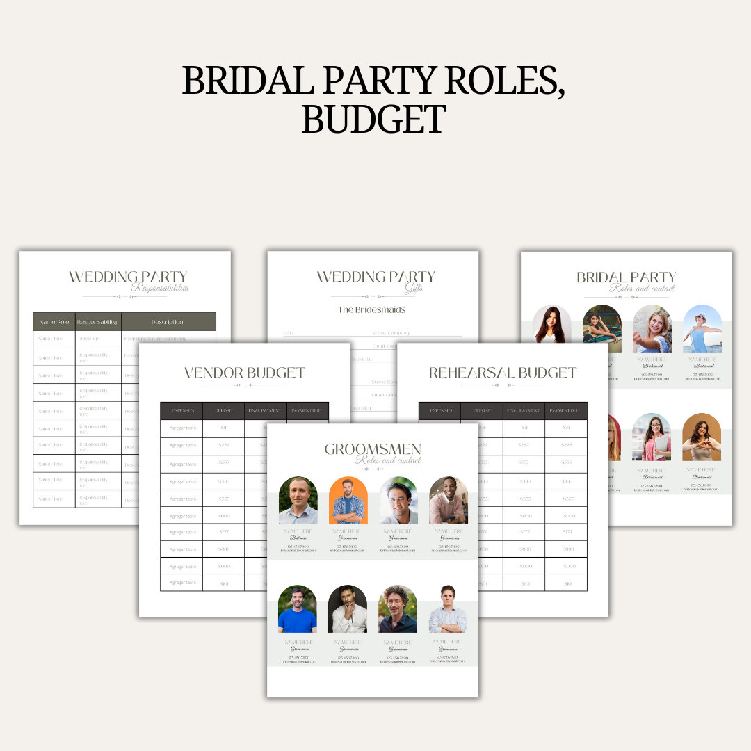 The Ultimate Wedding Organization Binder, Edit in Canva, Wedding ...