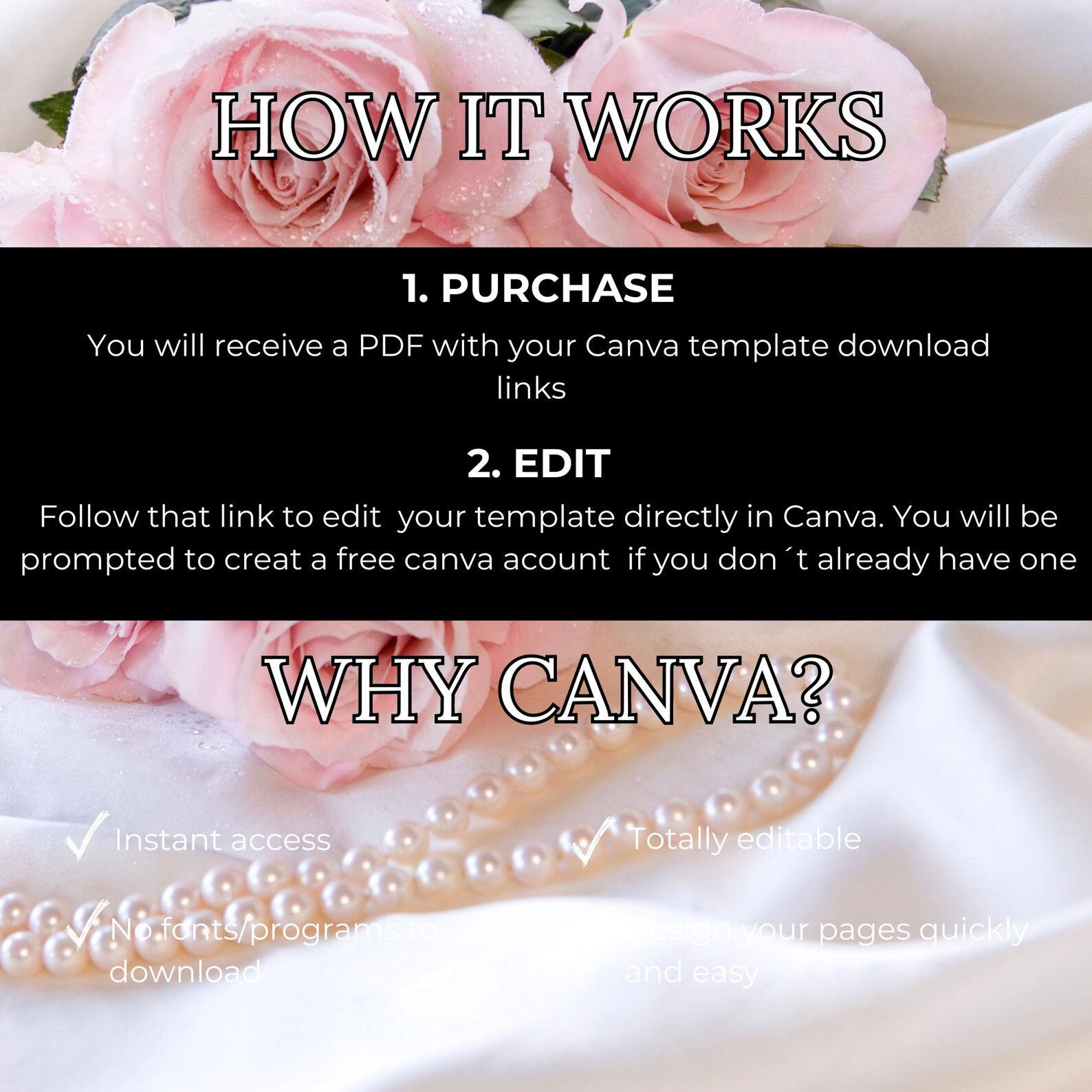 Digital Pearls and Prosecco Bridal Shower Invitation, Floral Bridal ...