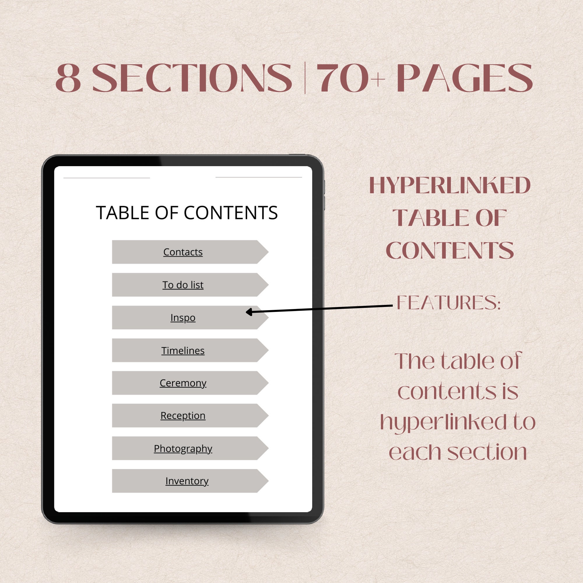 Wedding Binder Template Wedding Planner 70 Pages Wedding Itinerary ...