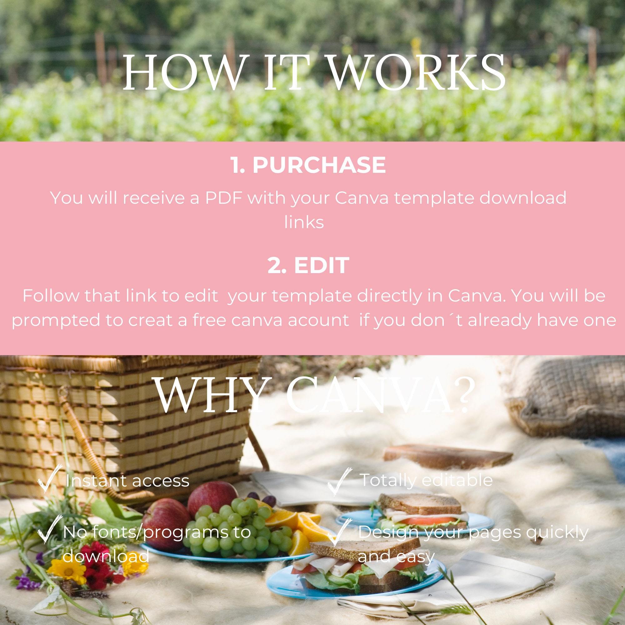 Digital Picnic Invitation, Picnic Party Invitation, Family Reunion ...