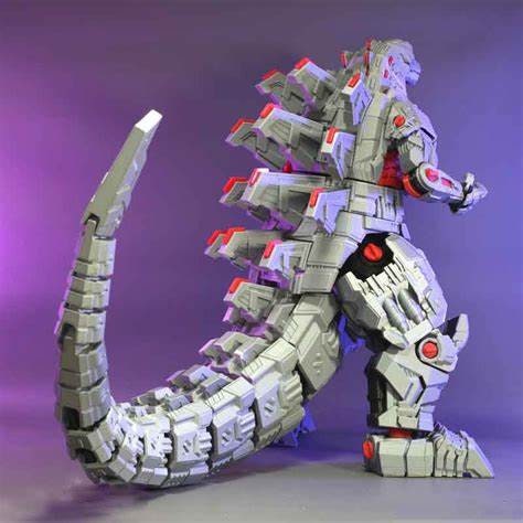 Mechagodzilla Articulated 3D Printed - Etsy