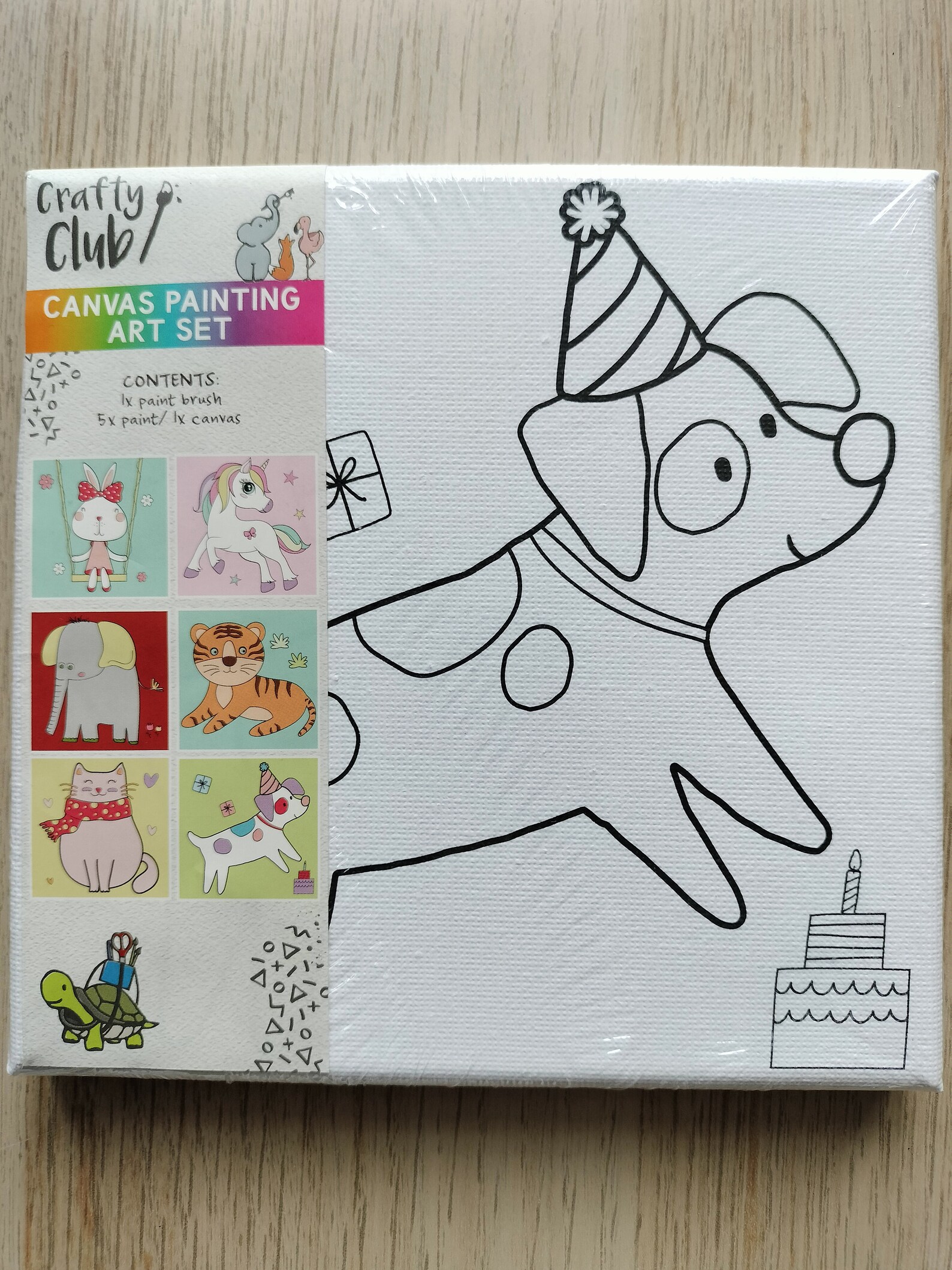Ready Made Kids Pass the Parcel Party Game Boys Girls Paint Craft ...