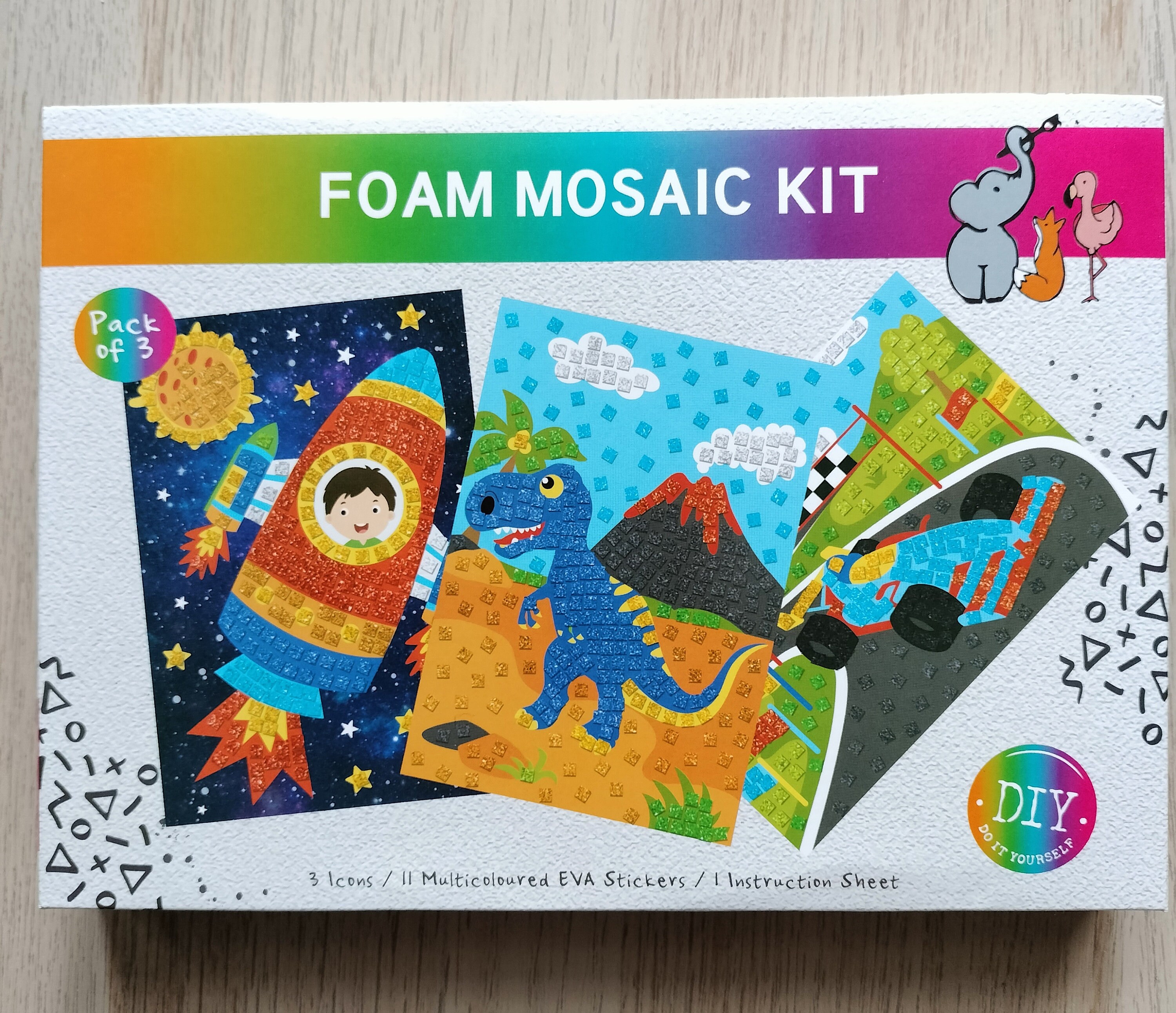 Ready Made Kids Pass the Parcel Party Game Boys Girls Paint Craft ...