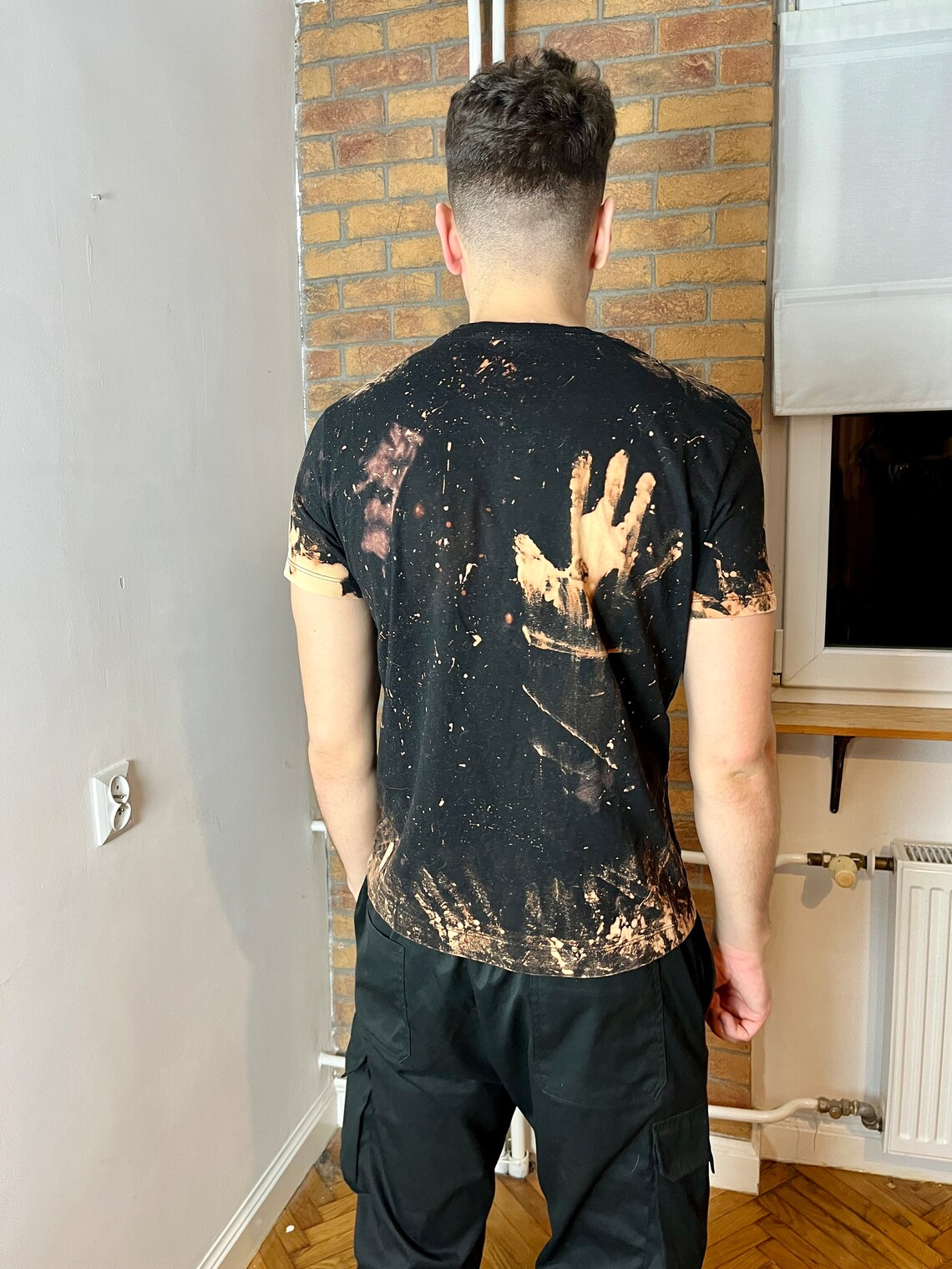 Custom Bleach Painted T-shirt - Etsy