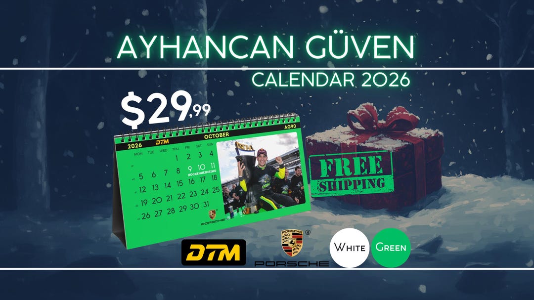 Ayhancan Güven 2026 DTM Champion Desk Calendar - Etsy