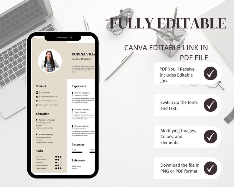 Graphic Designer Cv Resume || Job Application Resume || Ats-friendly ...