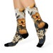 3D Floral Socks, Cozy Gift Socks for Women, Cushioned Crew Socks - Etsy