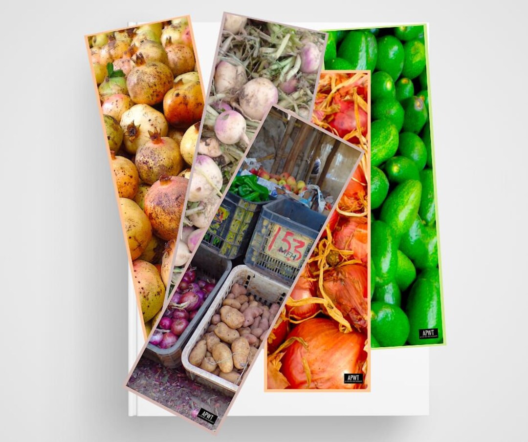 Food Themed Printable Bookmark Set Printable Food Bookmark Set 5 ...