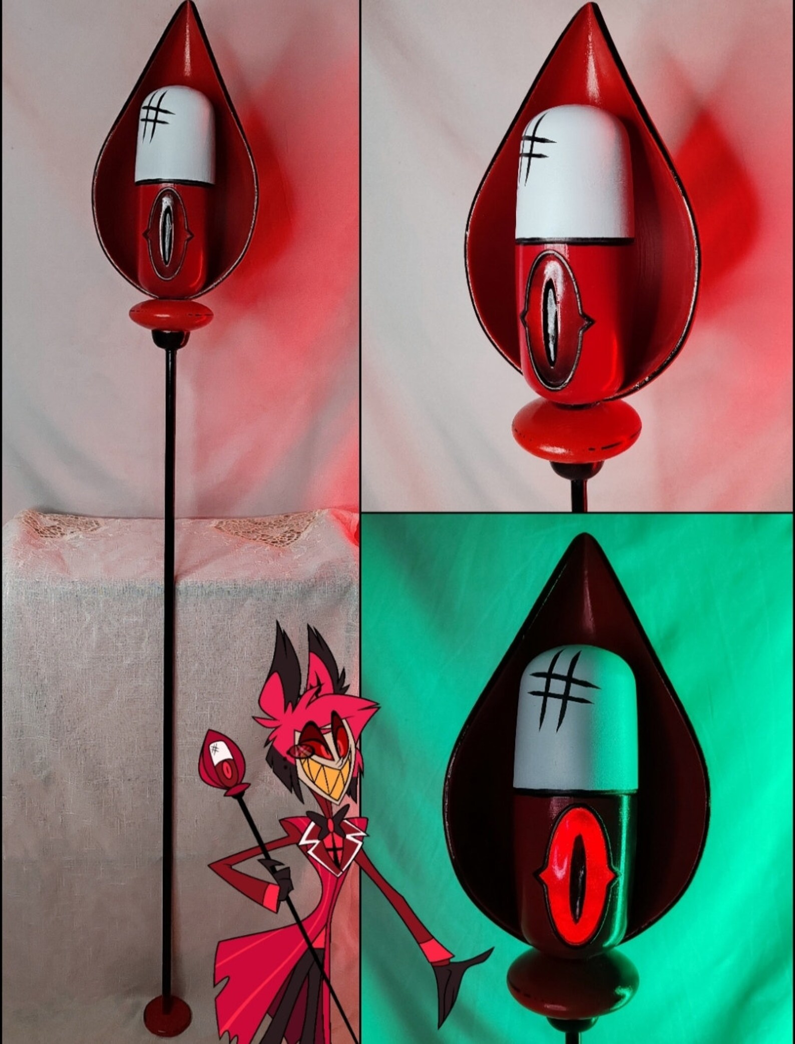 Hazbin Hotel Alastor Mic - Etsy
