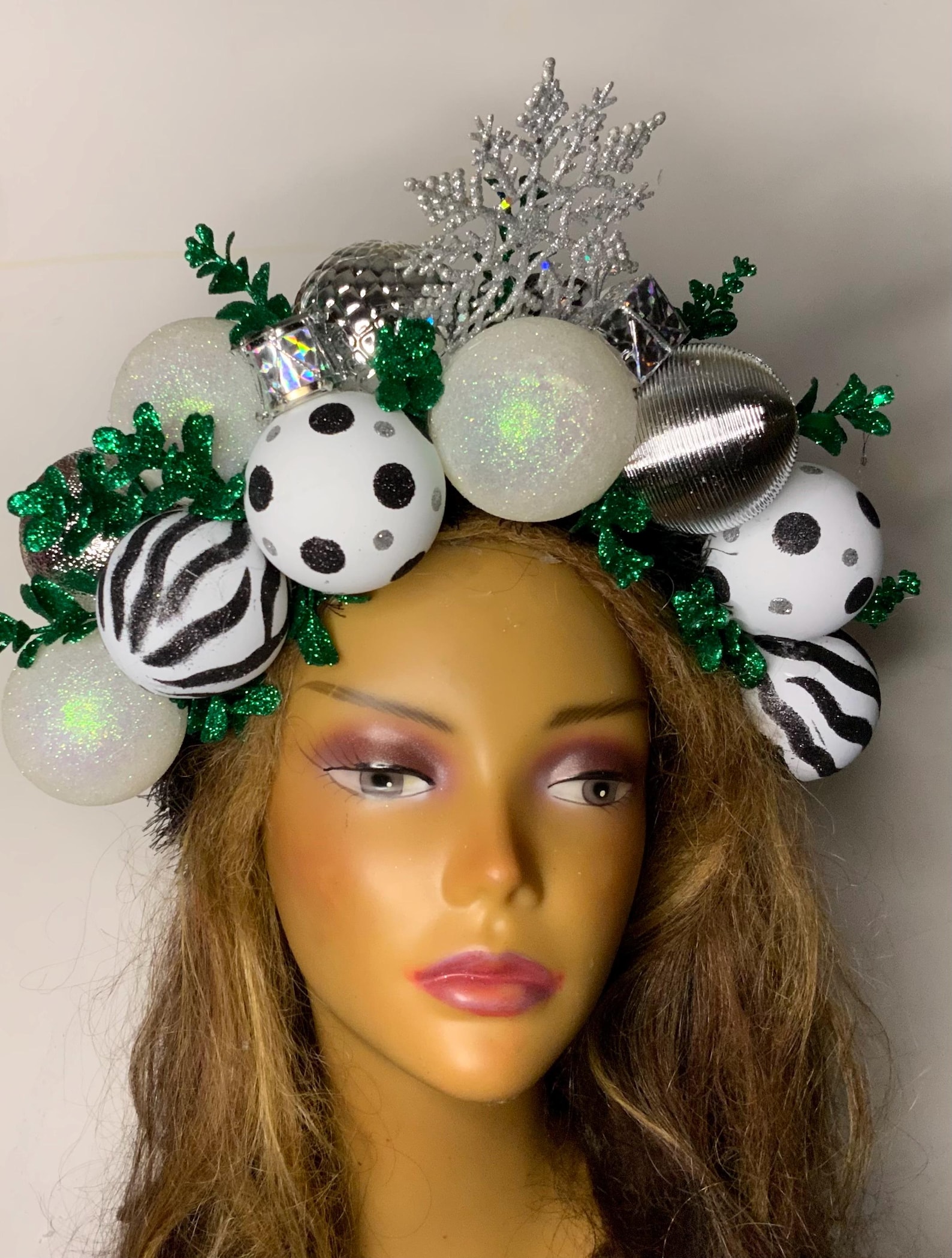 Holiday Party Crown, Christmas Party Headband - Etsy