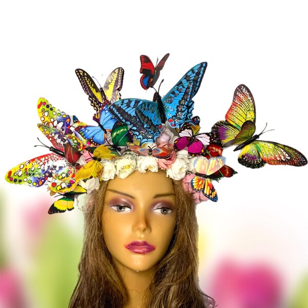 Butterfly Headpiece - Etsy