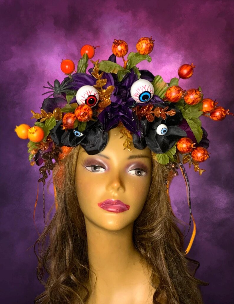 Halloween Party Crown Halloween Theme Headband Halloween Headband - Etsy