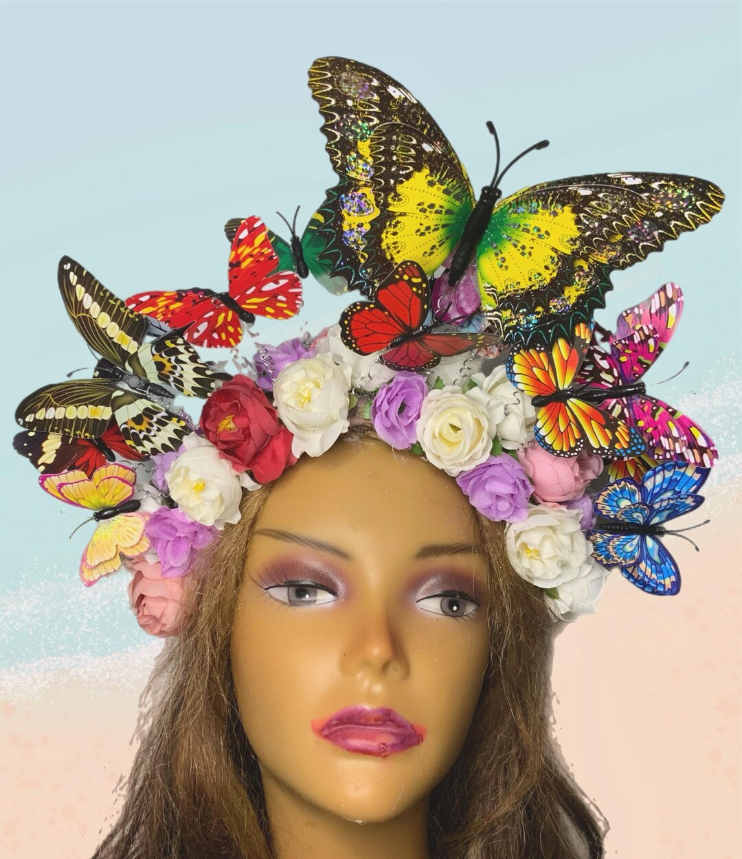 Butterflies Tiara Butterfly Party Headband Butterflies Headband ...