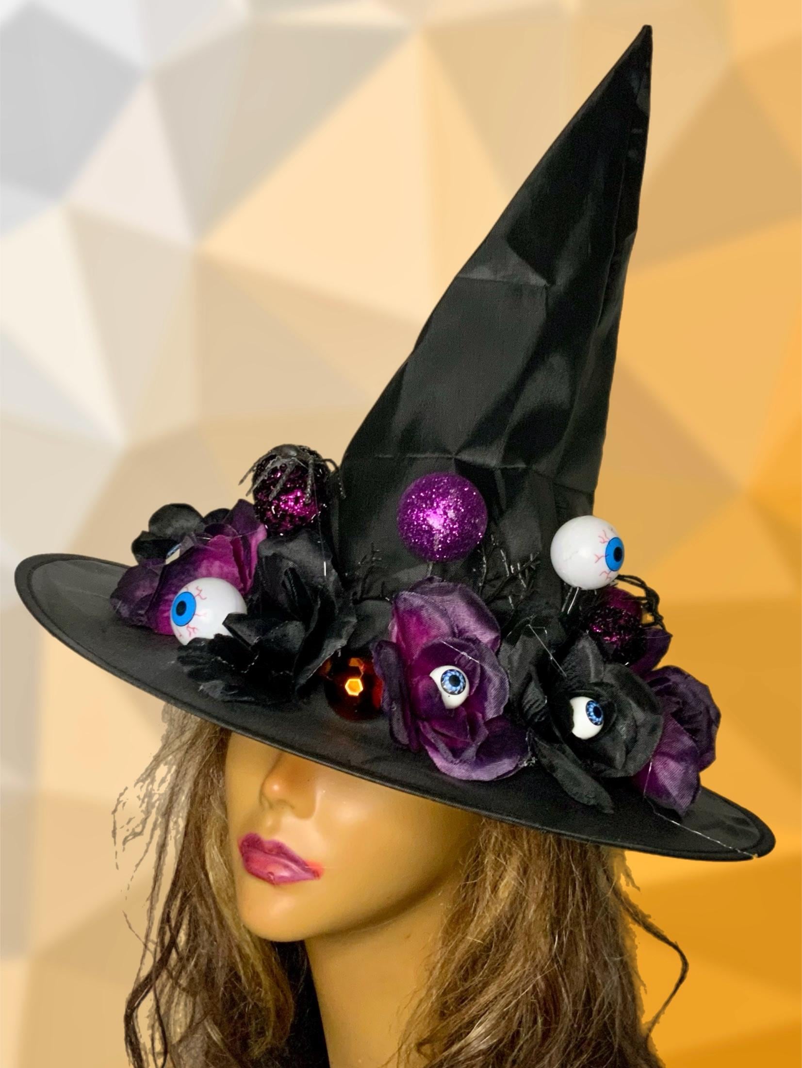 Witch Hat Halloween Party Witch Hat Black Witch Hat for Halloween ...