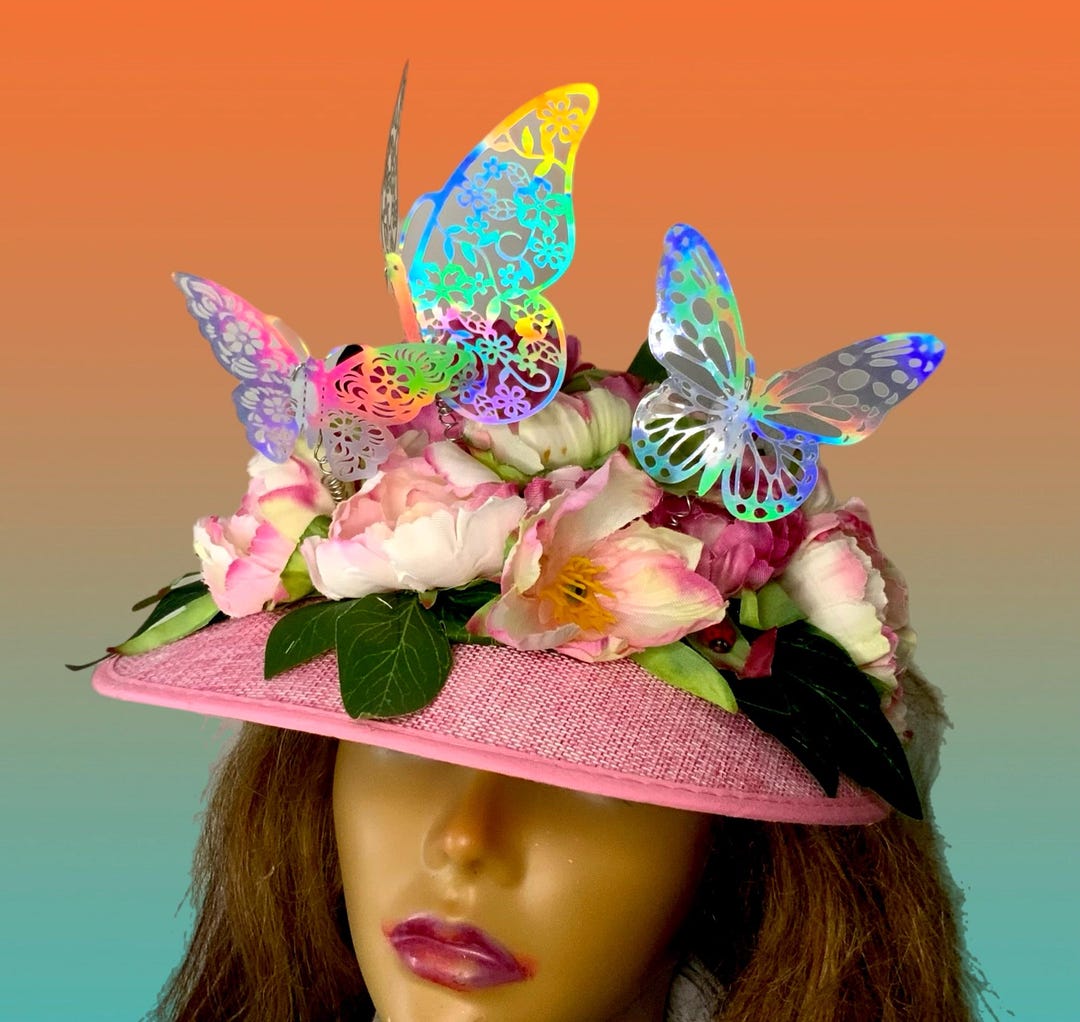 Floral Butterfly Visor: Women's Golf Sun Hat - Etsy