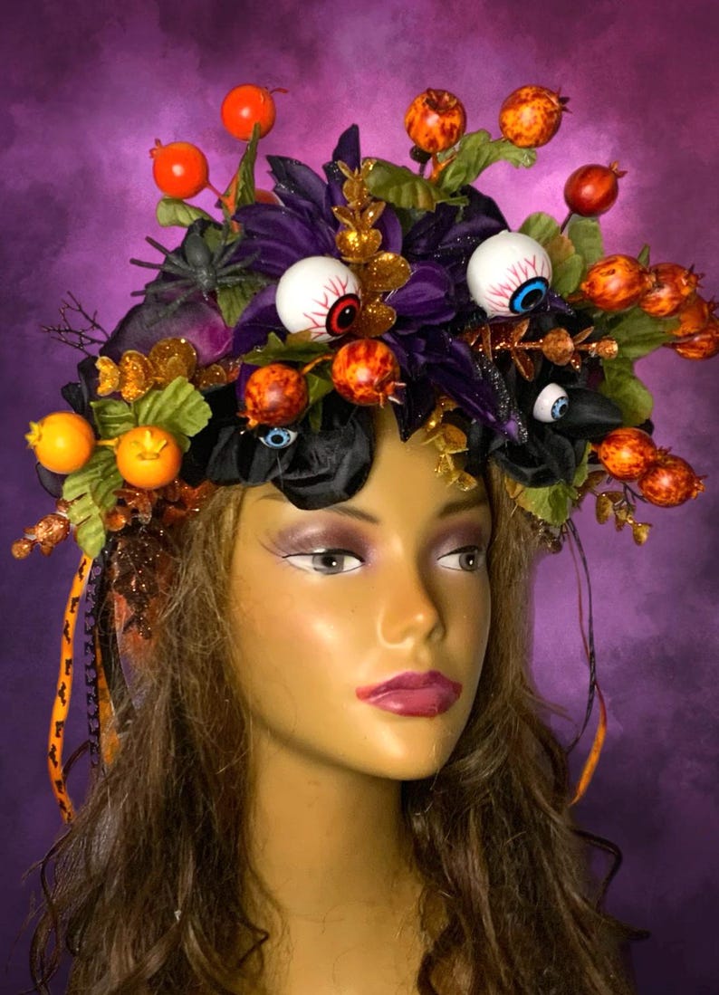 Halloween Party Crown Halloween Theme Headband Halloween Headband - Etsy