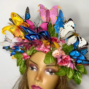 Butterflies Tiara Butterfly Party Headband Butterflies Headband ...