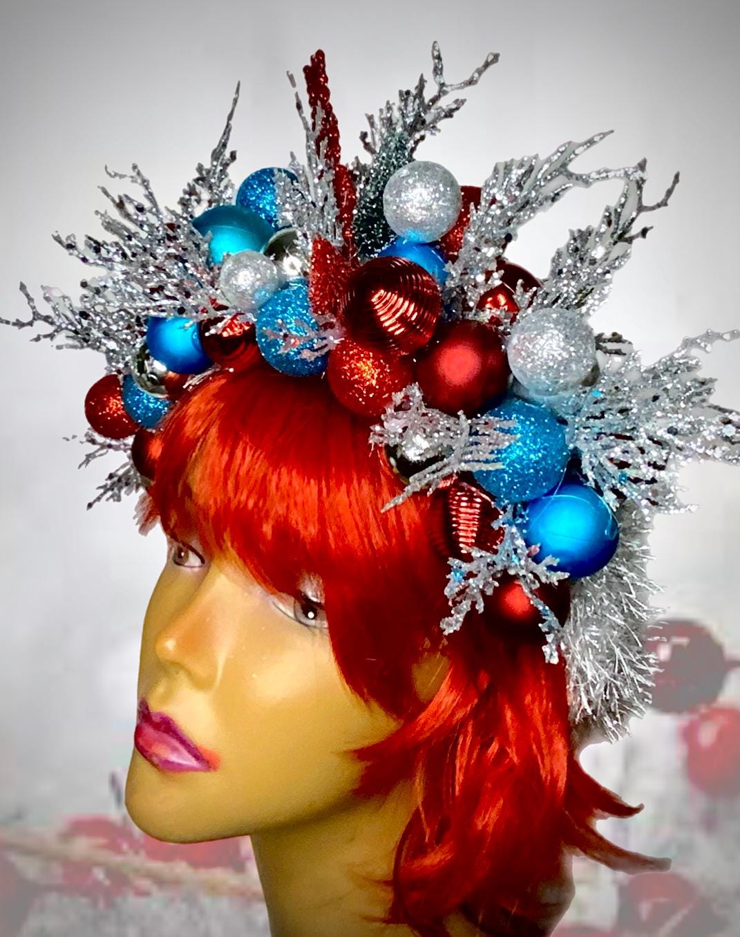 Christmas Crown Holiday Party Headband Christmas Party Crown Holiday ...