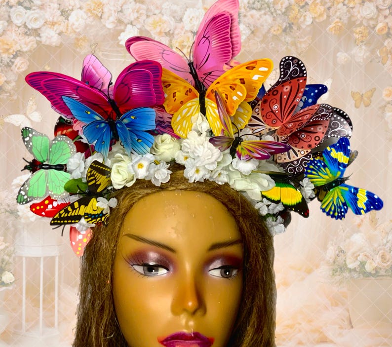 Butterflies Tiara Butterfly Party Headband Butterflies Headband ...