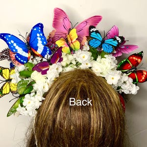 Butterflies Tiara Butterfly Party Headband Butterflies Headband ...