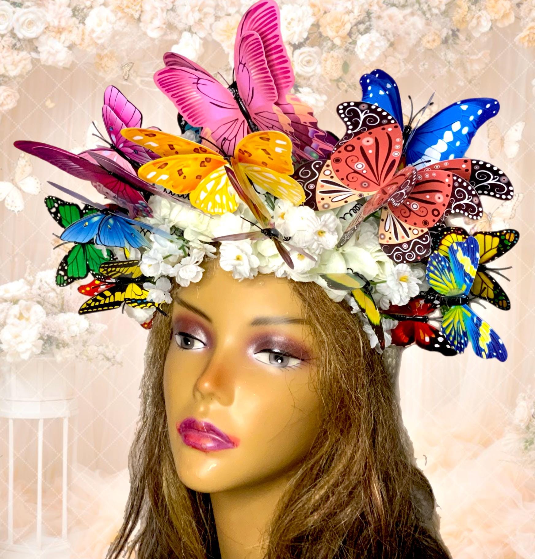 Butterflies Tiara Butterfly Party Headband Butterflies Headband ...