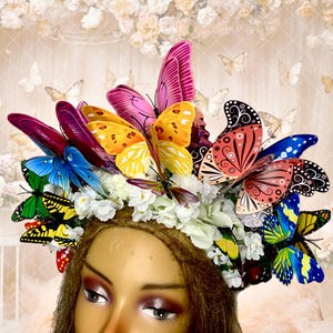 Butterflies Tiara Butterfly Party Headband Butterflies Headband ...