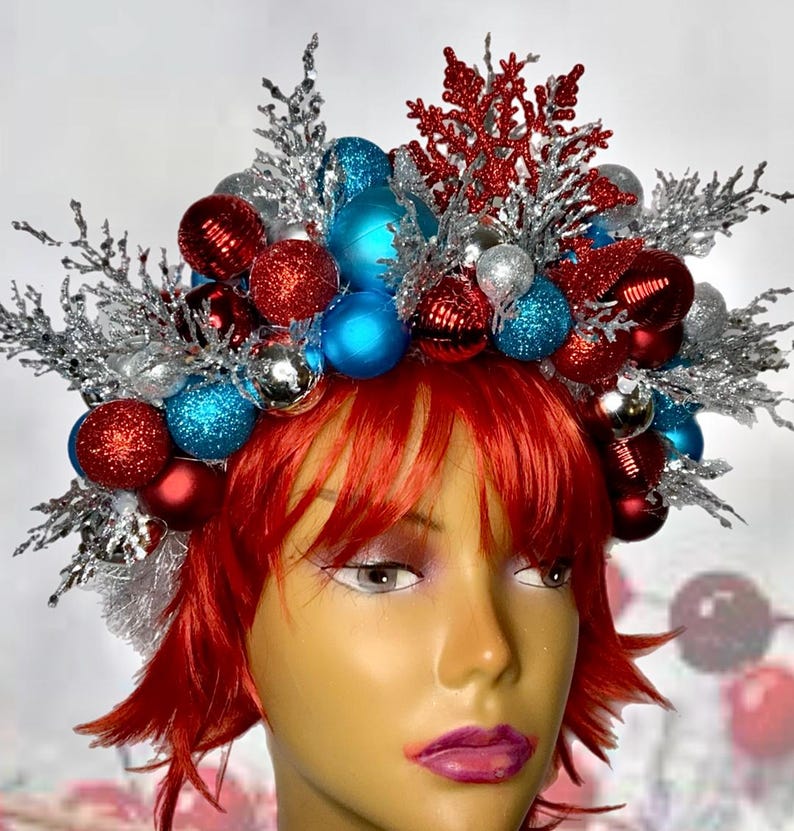Christmas Crown Holiday Party Headband Christmas Party Crown Holiday ...