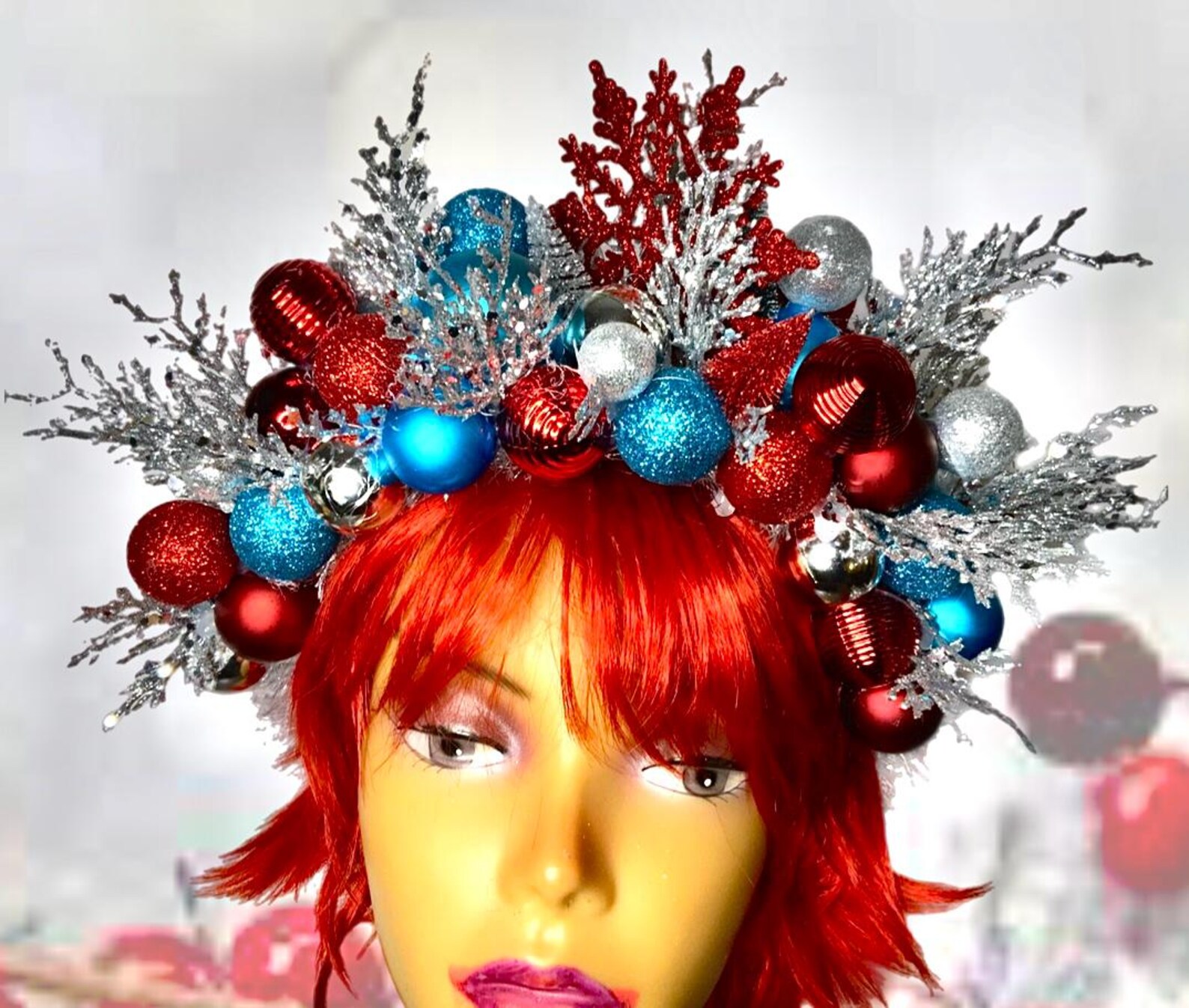Christmas Crown Holiday Party Headband Christmas Party Crown Holiday ...