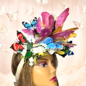 Butterflies Tiara Butterfly Party Headband Butterflies Headband ...