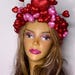 Valentine’s Day Party Crown Red Hearts Headband Valentine’s Day Crown ...