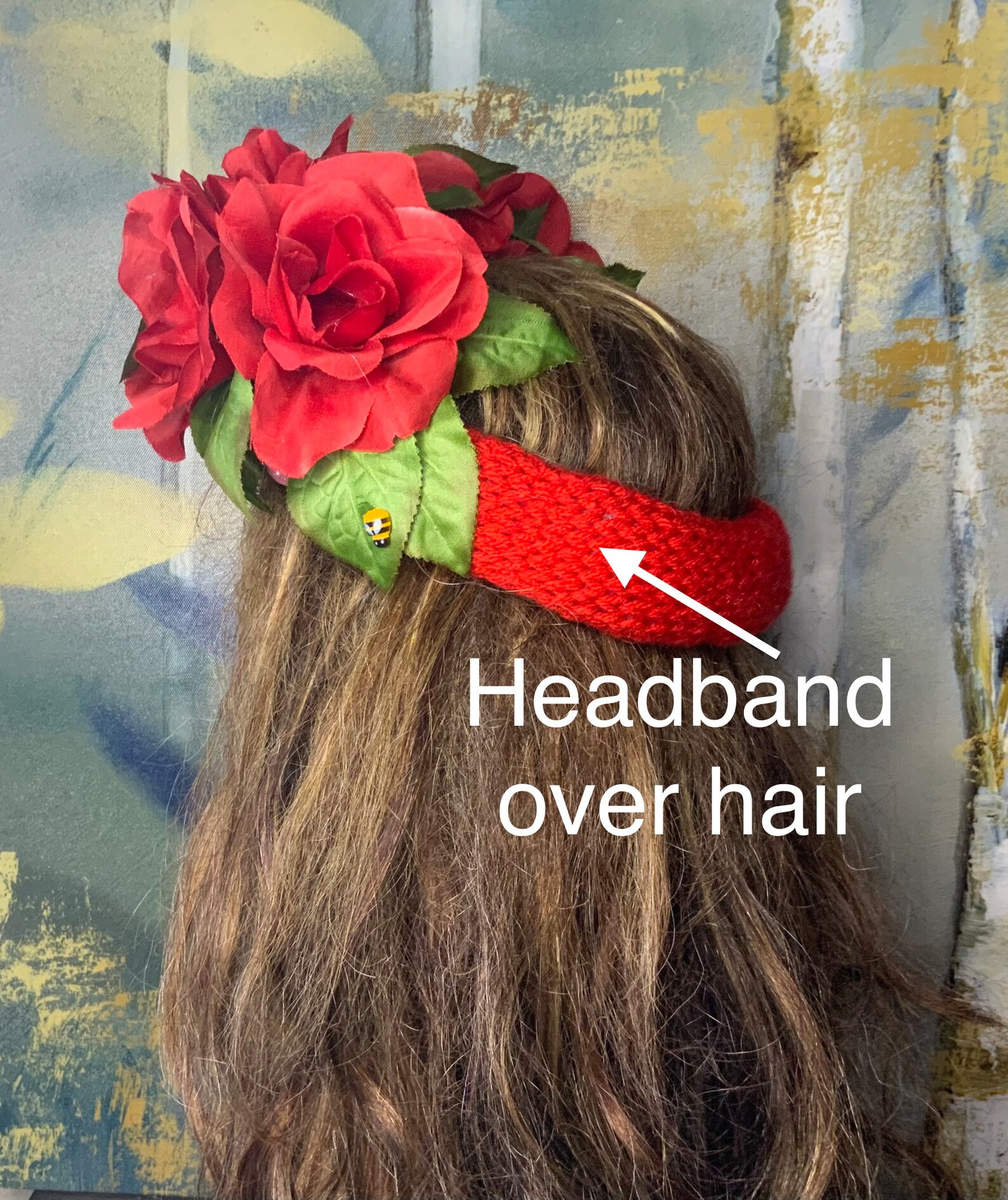 Valentine’s Day Party Crown Red Hearts Headband Valentine’s Day Crown ...