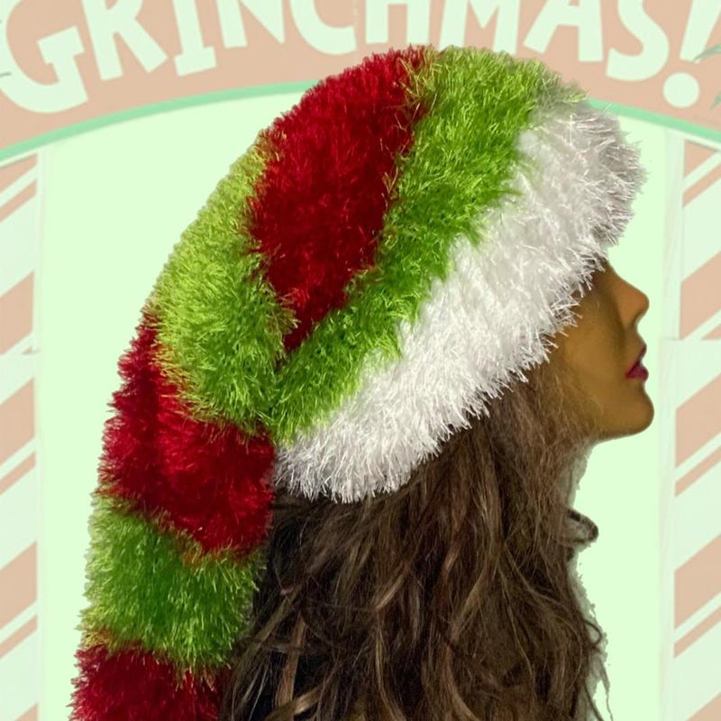 Crochet Grinch Hat - Etsy