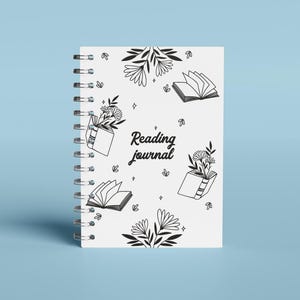 Reading and Book Track, Digital Planner, Book Challenge, Reading Log ...