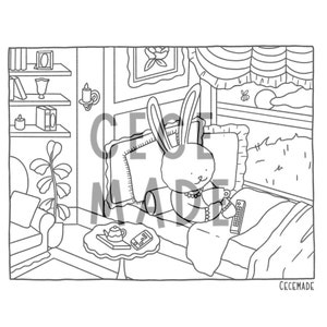 Cozy Coloring Pages for All Ages - Etsy