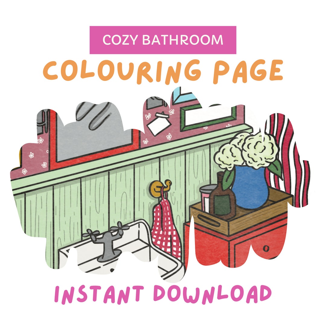 Cozy Colouring Pages for All Ages - Etsy