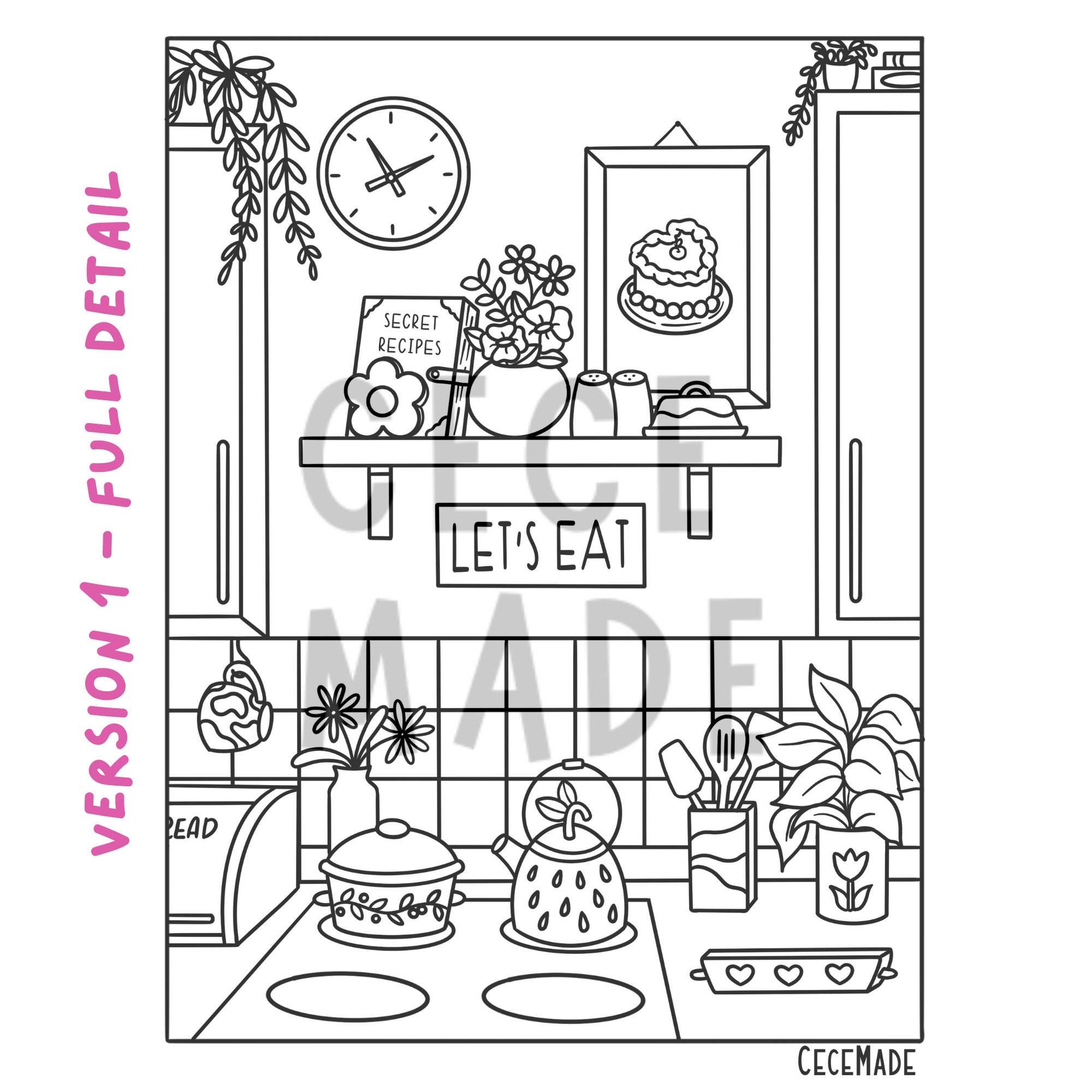 Cozy Colouring Page for All Ages Colouring Page Printable Download ...