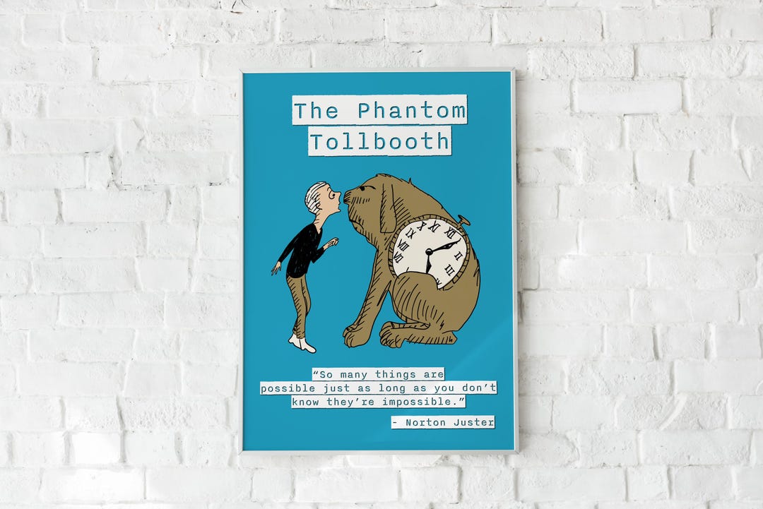 Phantom Tollbooth Poster | Book Art Poster - Etsy