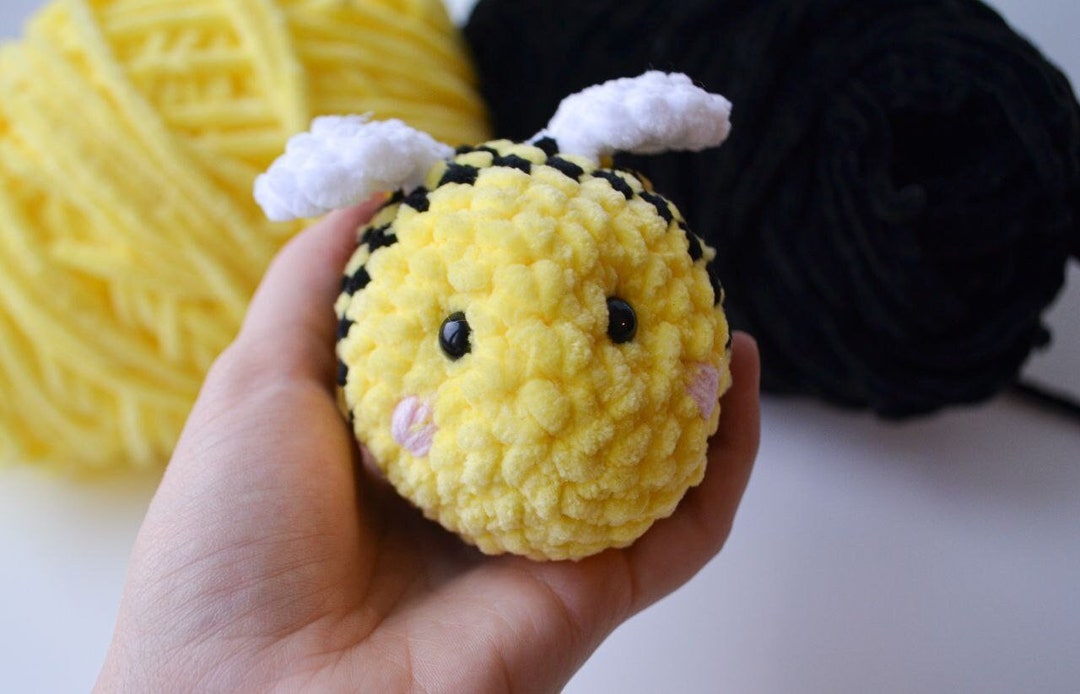 Bumble Bee Toy Bee Plush Crochet Toy Bee Knitted Stuffed Amigurumi Toy ...