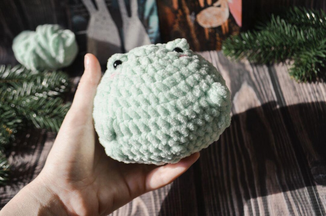 NO SEW Crochet Pattern Chubby Loaf Frog Plush Amigurumi - Etsy