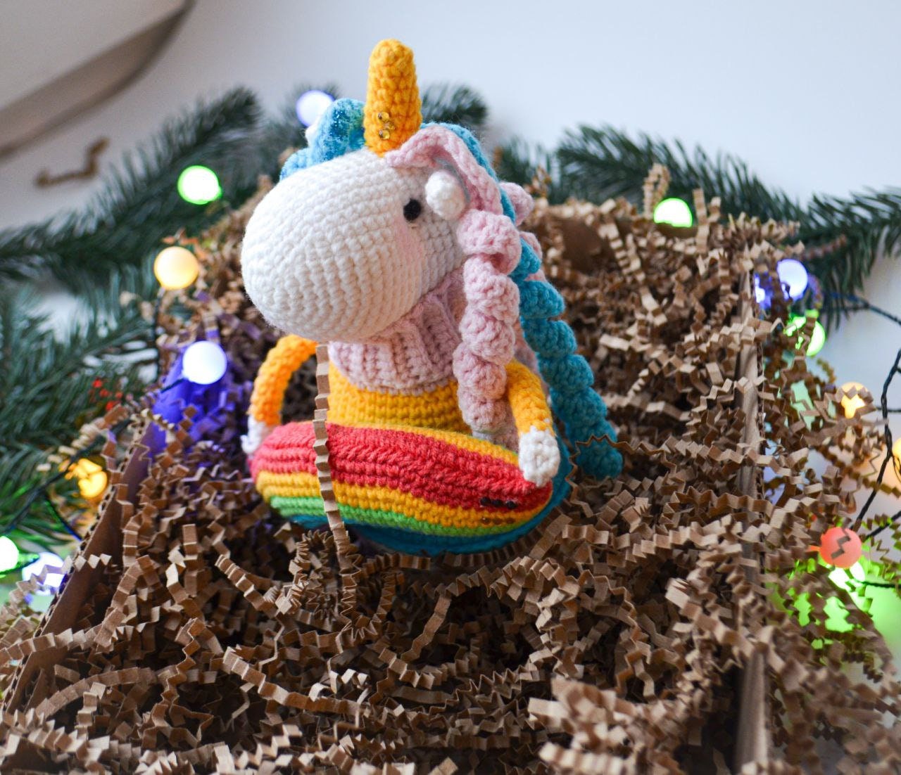 LGBT Pride Gift Plush Rainbow Unicorn Soft Stuffed Toy Pansexual Flag ...