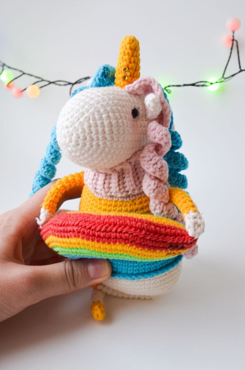 LGBT Pride Gift Plush Rainbow Unicorn Soft Stuffed Toy Pansexual Flag ...